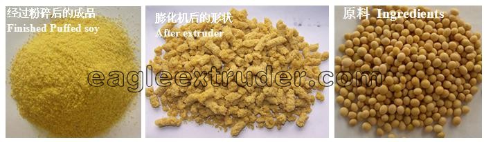Soya bean expanded extruder - Jinan Eagle Food Machinery Co., LTD