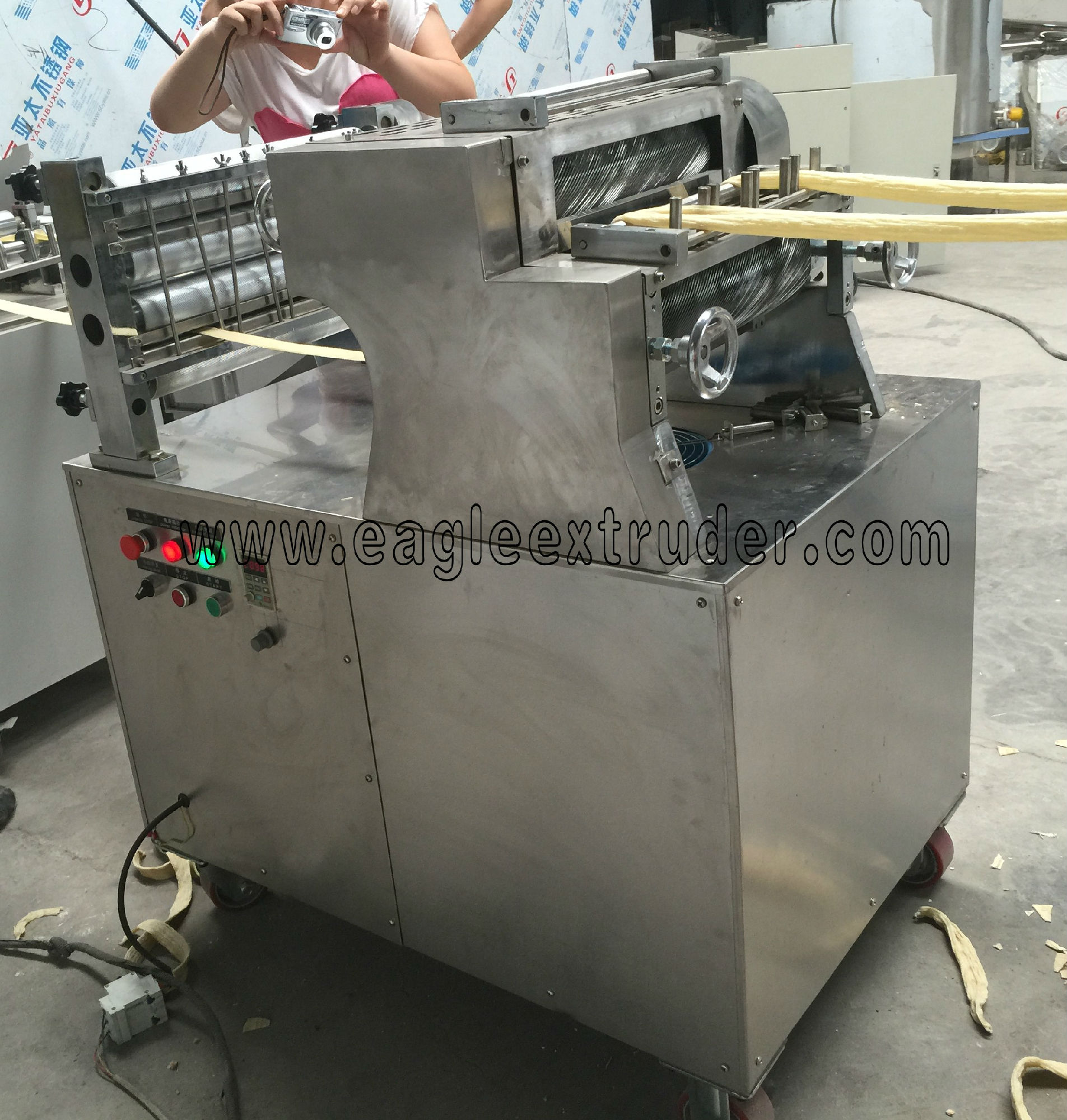 Jinan Eagle Hole pressing machine machine for fried snacks 3D and 2D ...